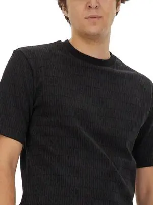 Moschino T-shirt With All Over Logo