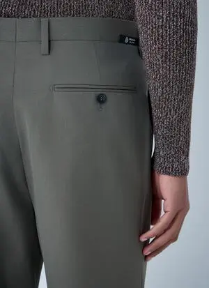 Prada Wide-leg Wool Pants