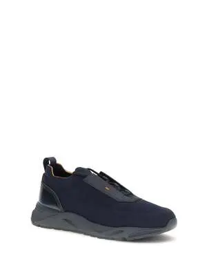 Santoni Stretch Fabric Sneakers