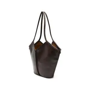 Hereu Leather Tote Bag - Brown