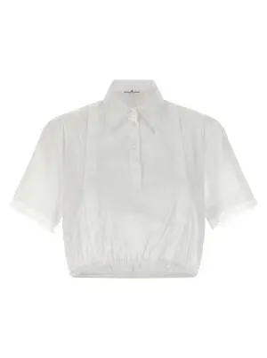 ERMANO SCERVINO Ermanno Scervino Lace Insert Shirt - White