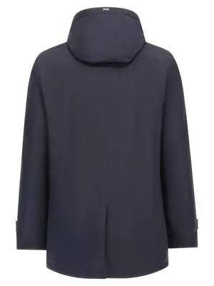 Herno Removable Hood Parka - Blue
