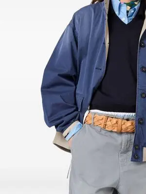 Miu Miu Cotton Blouson Jacket - Multicolor