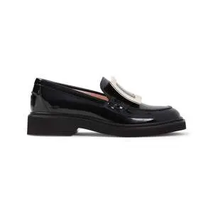 ROGER VIVIER Calf Leather Loafers - Black