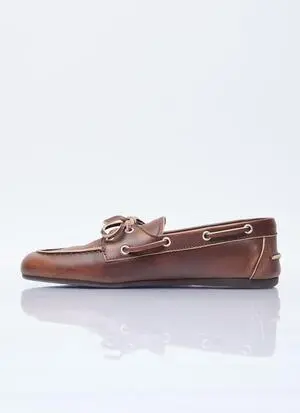 Miu Miu Lace-up Loafers