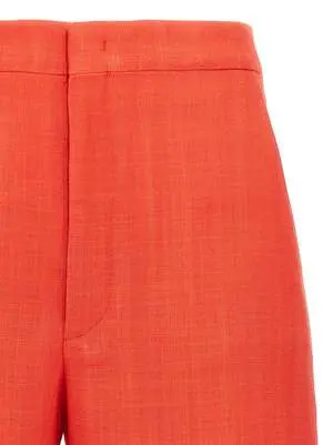 Tagliatore B-elle Viscose Blend Shorts - Red