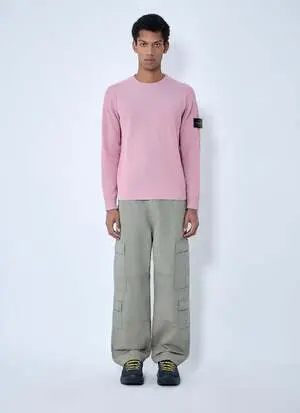Stone Island Crewneck Wool Sweater - Pink