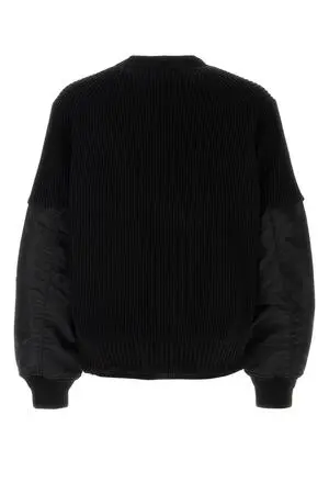 Sacai Gonz Multi Patch Nylon Twill X Knit Sweater