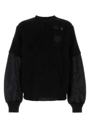 Sacai Wool & Polyester Sweater - Multicolor