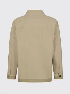 Saint Laurent Cassandre Gabardine Overshirt With Logo