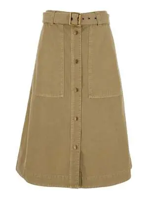 MONCLER Moncler Women Dress 'Skirt' With Elegant Design In Beige Cotton For Women