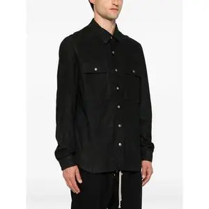 Rick Owens Suede Shirt Jacket