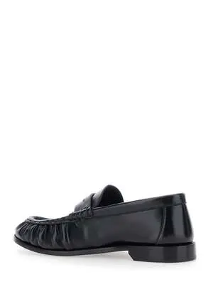 Saint Laurent Le Loafer Leather Shoes - Black