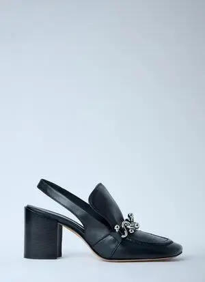 Sportmax Square-toe Heeled Mules - Black