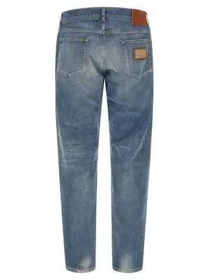 Dolce & Gabbana Logo Plaque Jeans