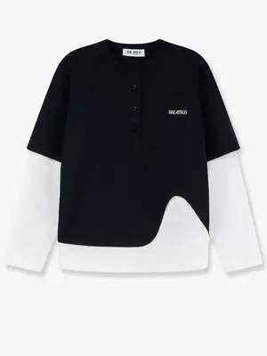 Attico The Attico Women Cotton T-Shirt With Embroidered Logo On The Front Multicolor