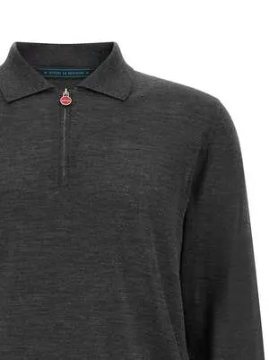 Kiton Wool Polo Shirt 14 Microns