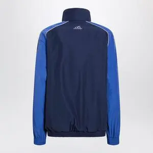 Balenciaga Cotton Blend Techwear Zip-up Jacket - Blue