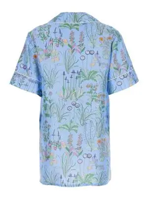 Gucci Silk Floral Print Short Sleeve Shirt - Multicolor
