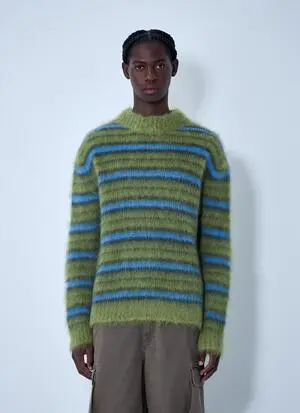 Marni Mohair-blend Sweater - Green