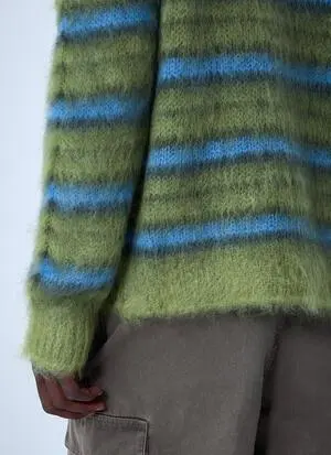 Marni Mohair-blend Sweater - Green