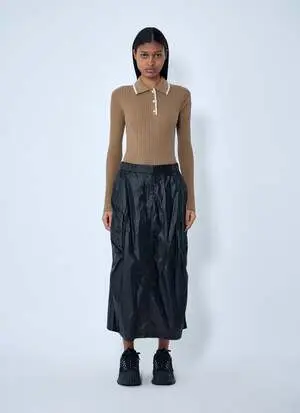 Moncler Technical Midi Skirt