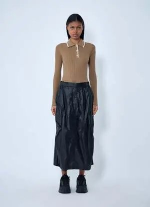 Moncler Technical Midi Skirt