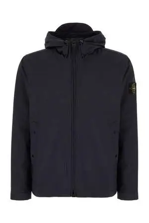 Stone Island Hooded Zip Up Jacket - Multicolor