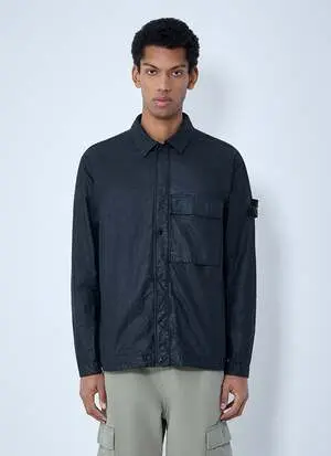 Stone Island Technical Nylon Overshirt - Black