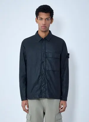 Stone Island Technical Nylon Overshirt - Black