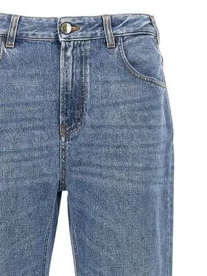 Chloé Denim High-rise Wide-leg Jeans