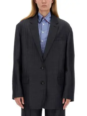 Etro Pegasus Buttoned Over Jacket - Gray