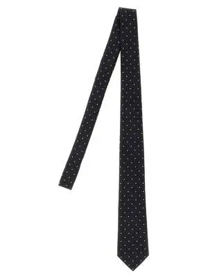 Saint Laurent Monogrammed Ties For Men