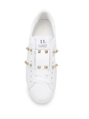 Valentino Garavani Rockstud Untitled Leather Sneakers - Multicolor