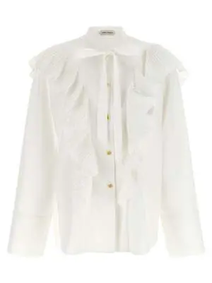 ALBERTA FERRETTI Alberta Ferretti Women Pleated Ruffle Shirt