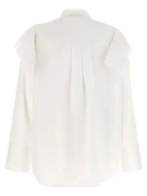 Alberta Ferretti Pleated Ruffle Shirt