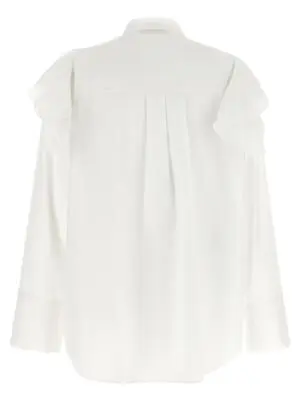 Alberta Ferretti Pleated Ruffle Shirt