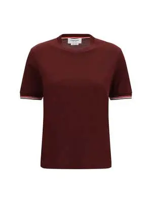 Thom Browne Wool-blend T-shirt - Multicolor