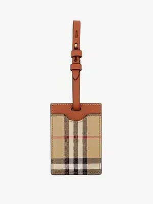 Burberry Coated Canvas Luggage - Cream