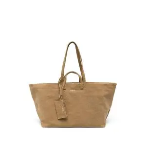 A.p.c. Cotton Tote Bag - Cream