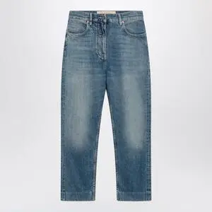 Valentino Garavani Medium Jeans With Vpatch Detail On The Back