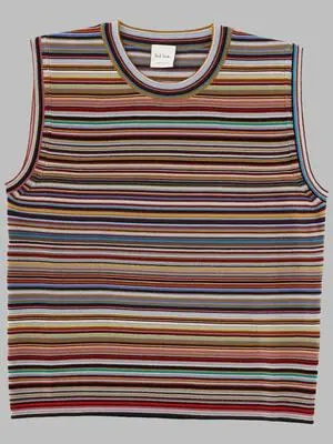 Paul Smith Maglia Smanicata Signature Stripe - Multicolor