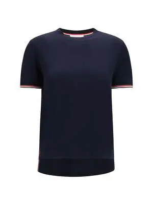 Thom Browne Wool-blend T-shirt - Blue