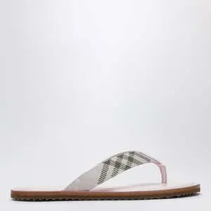 Burberry Pavilion Sandals With Check Pattern