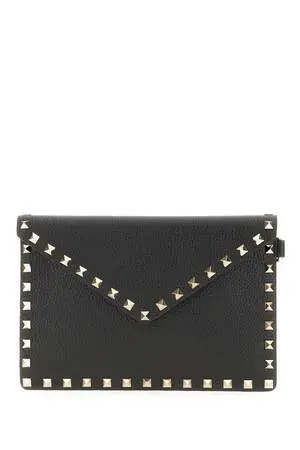 Valentino Garavani Studded Leather Clutch - Multicolor