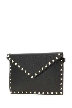 Valentino Garavani Studded Leather Clutch - Multicolor
