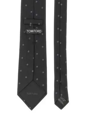 TOM FORD Polka Dot Silk Tie