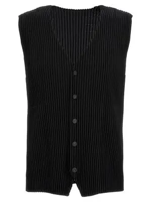 Issey Miyake Pleated Waistcoat