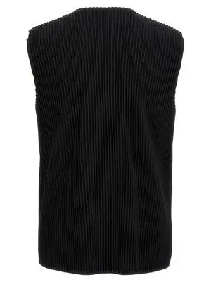 Issey Miyake Pleated Waistcoat