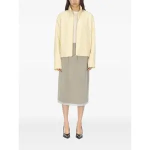 Carven Neutrals Jackets Cropped Jackets